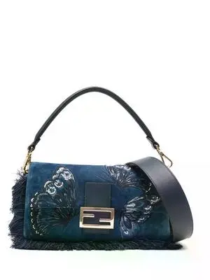 Fendi Butterfly Fringe Baguette