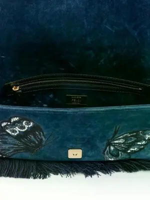 Fendi Butterfly Fringe Baguette