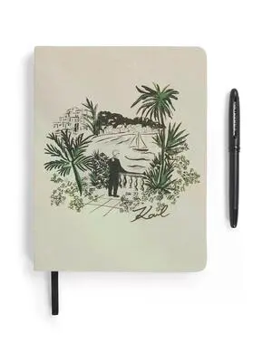 Karl Lagerfeld Villa La Vigie Notebook And Pen Two-pice Set - Neutrals