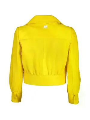 COURREGES Cropped Classic-collar Jacket