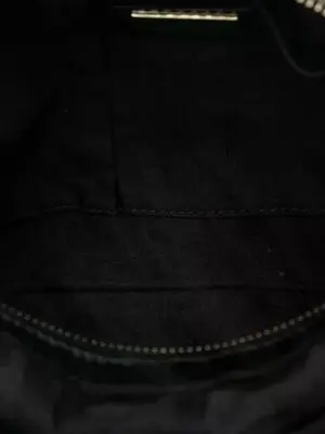Fendi 2000-2010 Zucca Canvas Chef Zip Crossbody Bag - Black