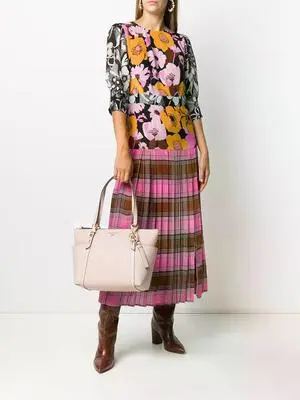 Michael Kors Zipped Leather Tote Bag