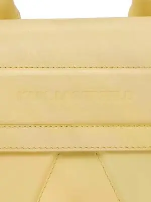 Karl Lagerfeld Ikon Leather Tote Bag - Yellow