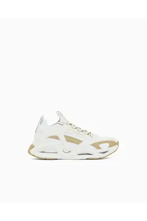 Emporio Armani Infinity Cage Sneakers - Gold