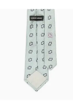 Giorgio Armani Jacquard Silk Neck Tie