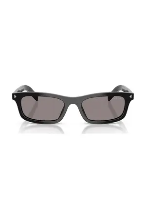 Prada Sunglasses With Metal Logo Plaque