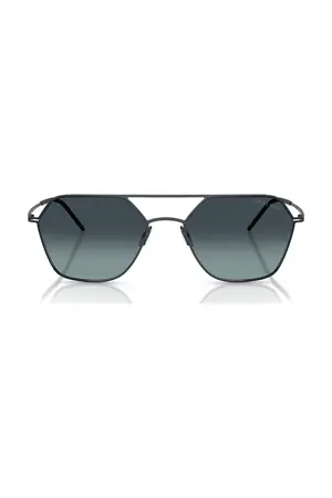 Giorgio Armani Double-bridge Square Sunglasses