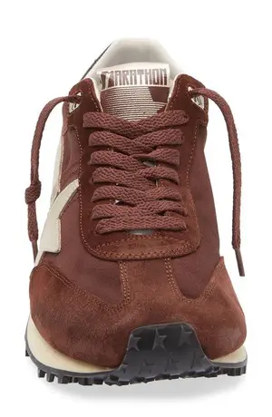 GOLDEN GOOSE Running Marathon Sneakers - Brown/platinum