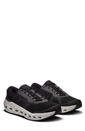 On Cloudrunner 3 Athletic Running Shoe - Black/ivory