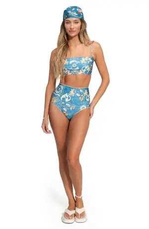 Agua Bendita Georgina Solstice Reversible Bikini Top