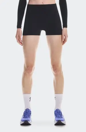 On Performance Bike Shorts With Pockets Black