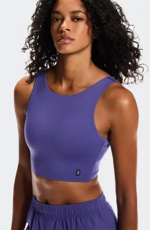 On Core 2-in-1 Crop Top - Twilight