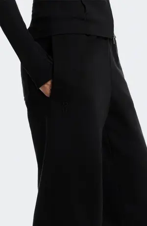 On Club Collective Cotton-blend Fleece Pants - Black