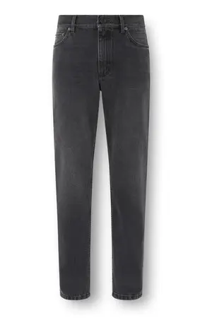 Zegna Stone-washed Roccia Cotton Jeans - Black