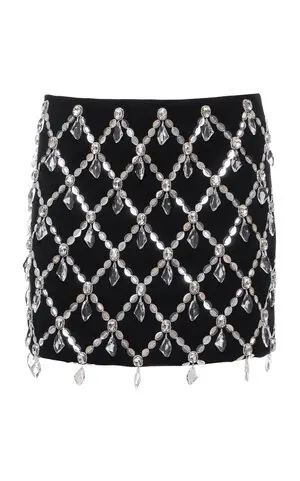 DES_PHEMMES Embellished Mini Skirt