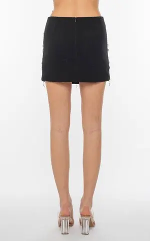 DES_PHEMMES Embellished Mini Skirt