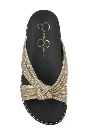 Jessica Simpson Cilleva Slide Sandal - Gold
