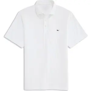 Vineyard Vines Fairwinds Performance Polo - White Cap