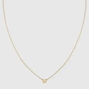 Gucci Interlocking G 18k Pendant Necklace - Yellow Gold