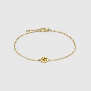 Gucci Interlocking G 18k Chain Bracelet - Yellow Gold