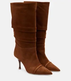MALONE SOULIERS Isley 70 Suede Ankle Boots