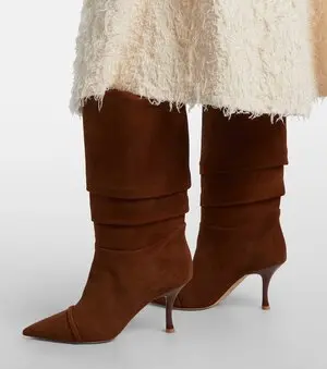MALONE SOULIERS Isley 70 Suede Ankle Boots