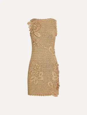 Oscar De La Renta Crochet Cocktail Dresses