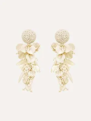 Hawaiian Floral Drop Earrings