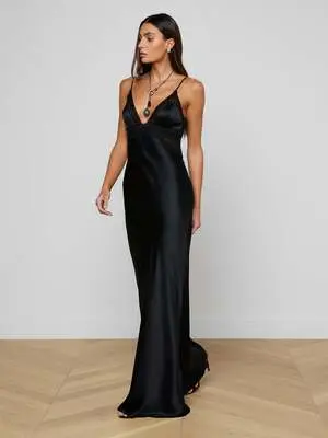 L'Agence Elsa Silk Gown