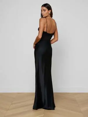 L'Agence Elsa Silk Gown