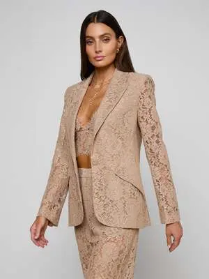 L'Agence Chamberlain Lace Blazer