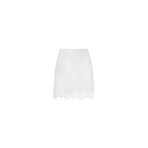 L'Agence Riven Lace Mini Skirt - Ivory