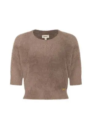 L'Agence Guinevere Cropped Pullover - Cardamom