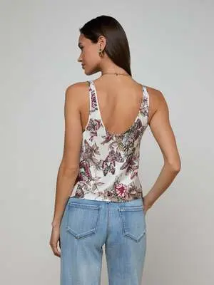 L'Agence Eddie Printed Tank Top