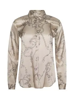 L'Agence Tyler Silk Blouse Top