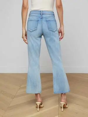 L'Agence Kendra Cropped Flare Jean