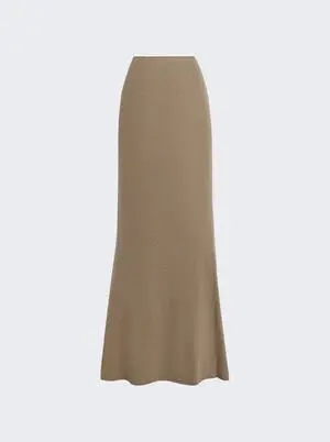 WIEDERHOEFT Draped Jersey Maxi Skirt