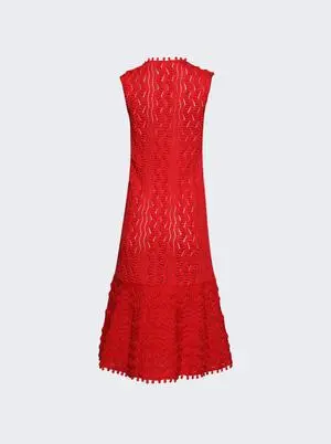 JIL SANDER Knitted Midi Dress