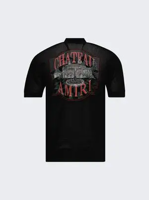 Amiri Chateau Crochet Os Shirt