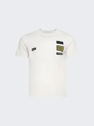 MAISON MARGIELA Label Patch Tee Off - White