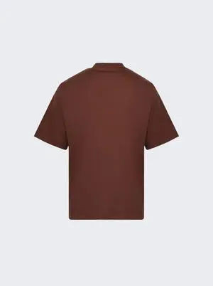 Marni Wave Print Tee Tobacco