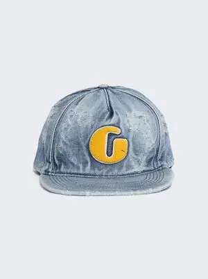 GALLERY DEPT. Denim Trucker Cap With Logo Patch - Blue