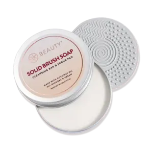BK BEAUTY Solid Brush Soap With Cleaning Pad - One-color