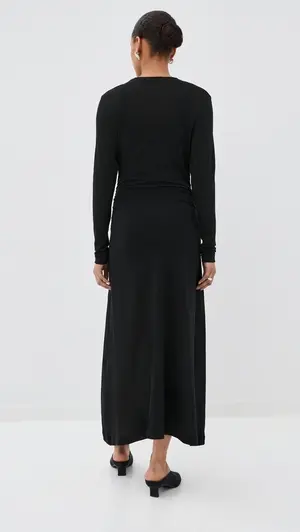 Bite Studios Steep V-neck Maxi Dress