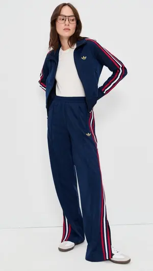 Adidas Firebird Classic Track Pants - Night Indigo/better Scarlet