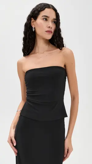 Norma Kamali Sleeveless Strapless Top