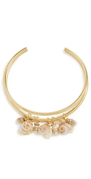 LOGAN TAY Shell Choker - Gold