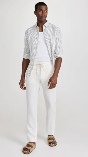Vince Patch Pocket Drawstring Trousers