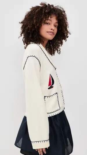 BAILEY ROSE Nautical Cardigan