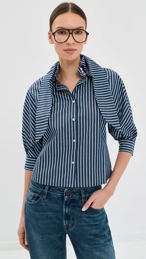 KALLMEYER Lilette 3/4 Sleeve Button-down